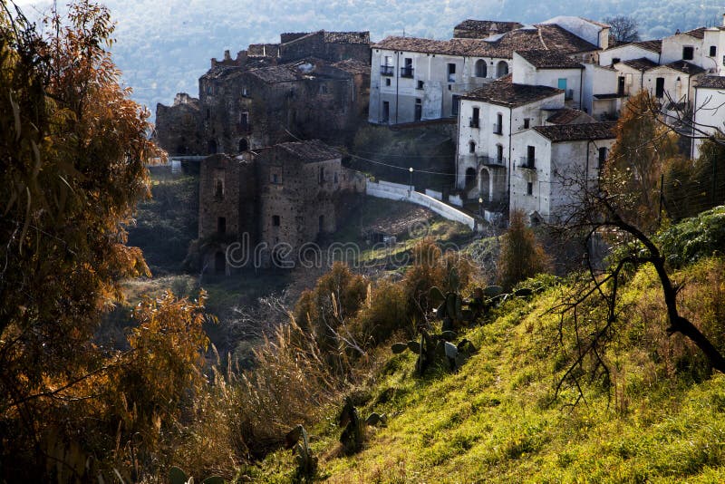 Aliano, Basilicata, Italy stock image. Image of balcony - 50690321