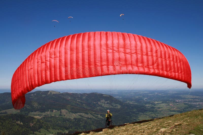 Aliante Che Prepara Per Il Decollo Immagine Stock Editoriale - Immagine ...