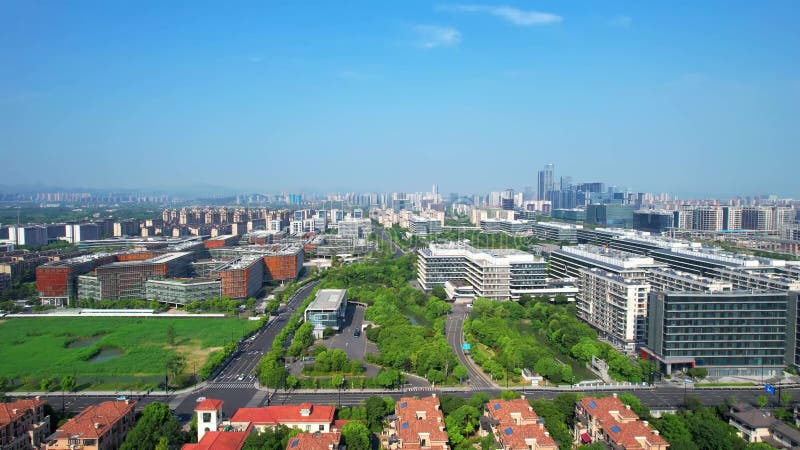 Alibaba Campus in China stock footage. Video of views - 363037336
