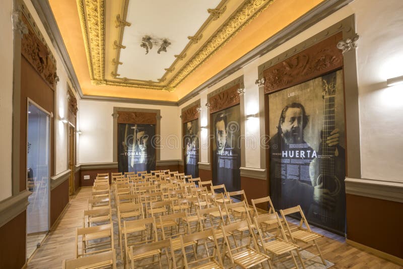 Alicante,Spain, 3,6,2018: Building of the Palace Center 14 Editorial ...