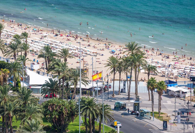 Alicante, Spain - SEPTEMBER 2015: Coast and Harbour Editorial Stock ...