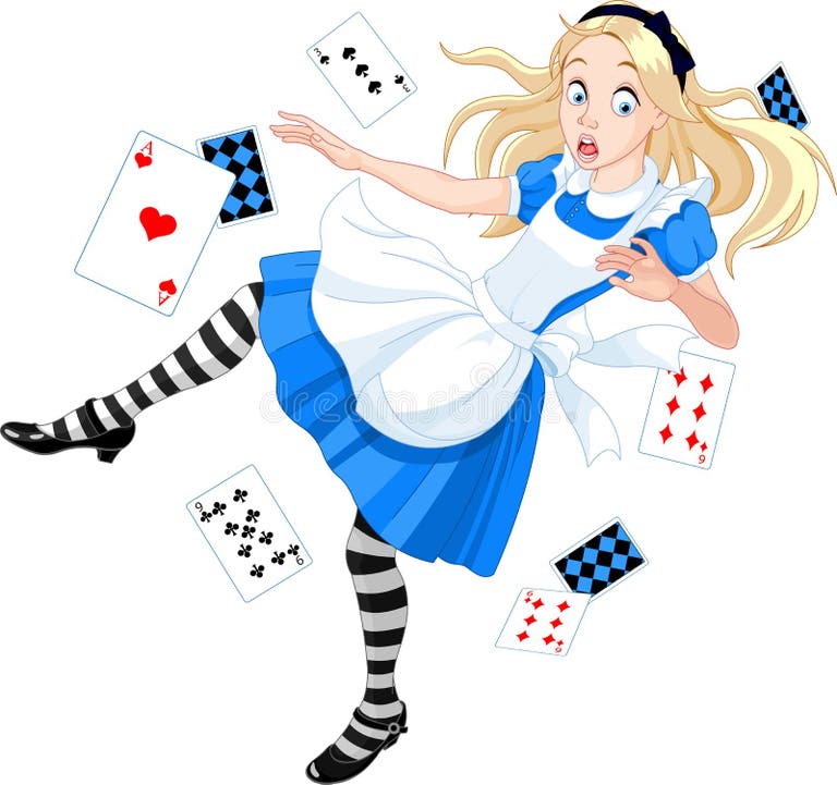 Alice Wonderland Down Rabbit Hole Stock Illustrations – 85 Alice ...