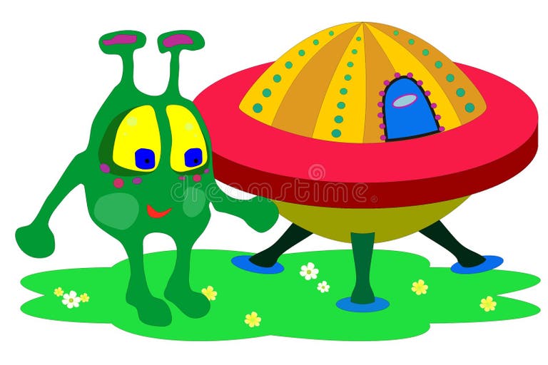 Alien stock vector. Illustration of organism, good, creature - 13266312