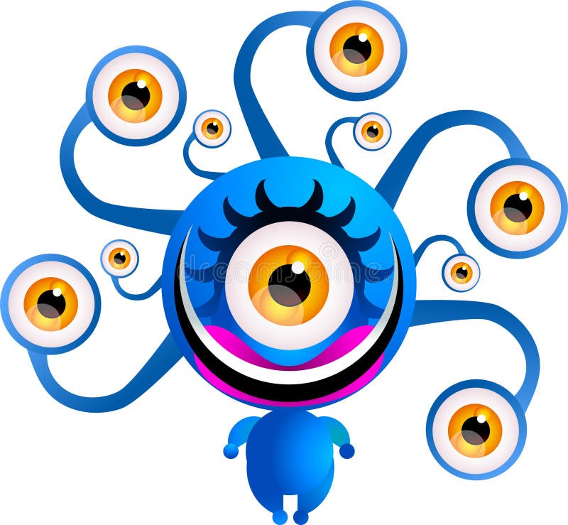 Alien stock illustration. Illustration of extra, cute - 16292229