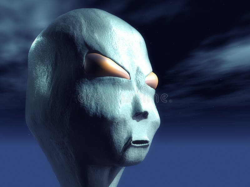 Alien spy stock illustration. Illustration of flying - 12273790