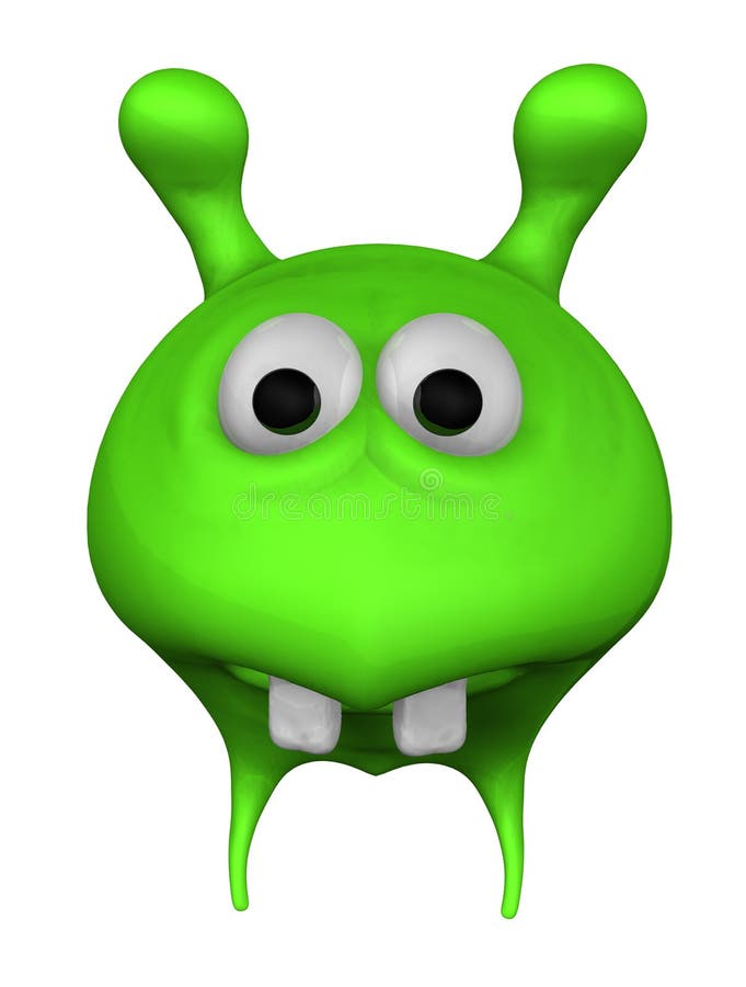 Alien stock illustration. Illustration of colored, worm - 22756353