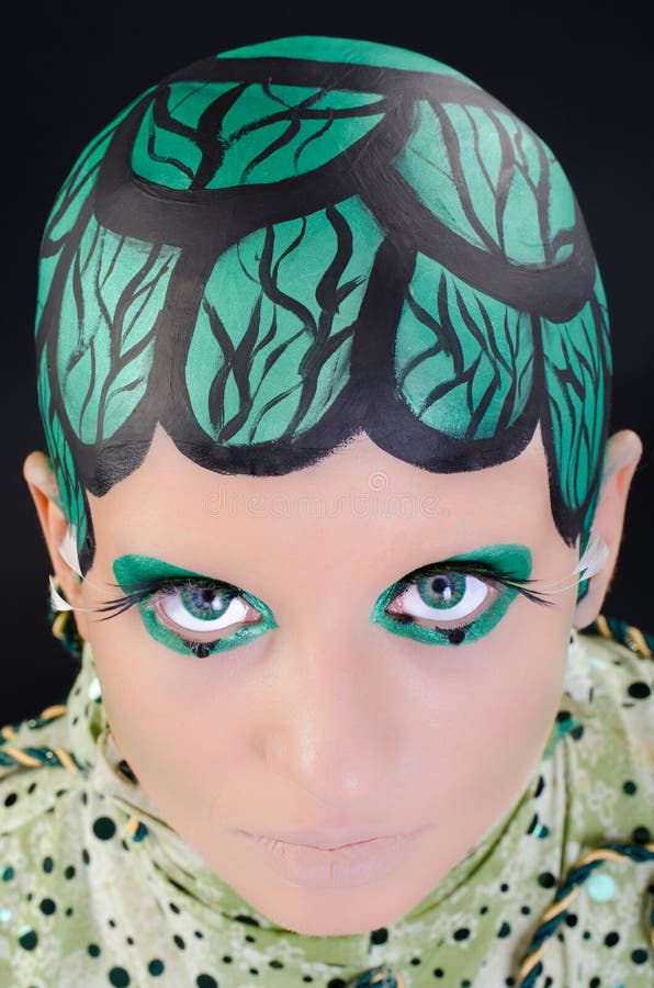 Alien stock image. Image of leaf, futuristic, expression - 28029123