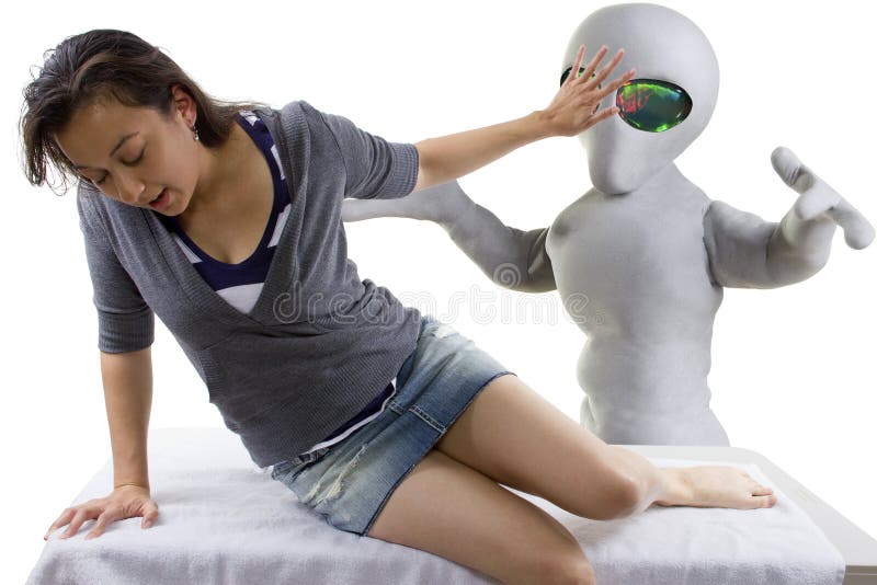 Alien Abduction Stock Image Image Of Examination Captured 35529719