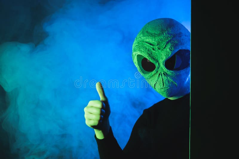 Alien stock photo. Image of good, looking, experiment - 227975540