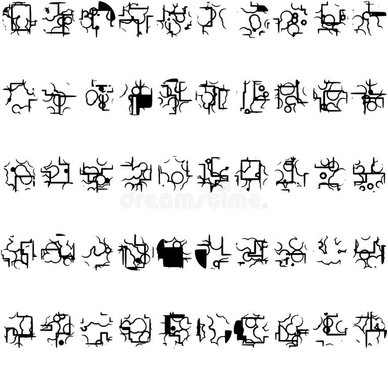 Quality Alien Alphabet Stock Illustrations – 41 Quality Alien Alphabet ...