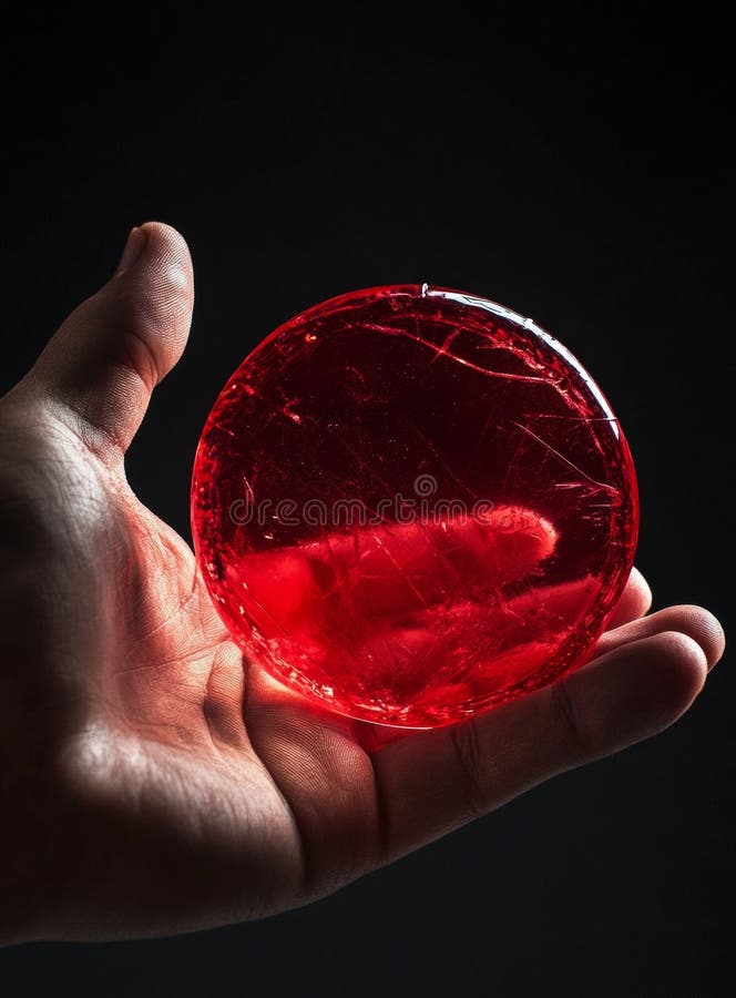 An Alien Appendage Aiming for a Bright Red Frisbee in a Dusky Backdrop ...