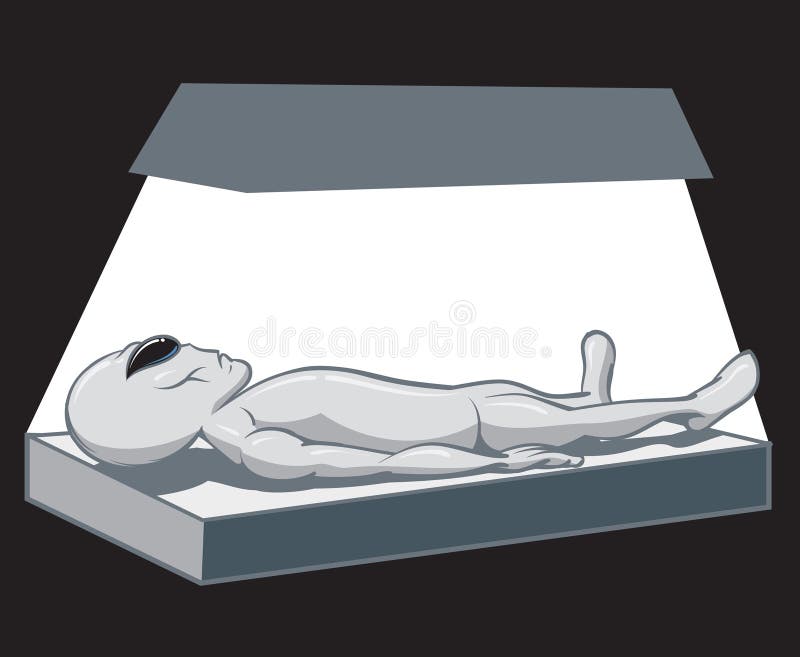 Alien Autopsy stock vector. Illustration of roswell, grey - 49002542