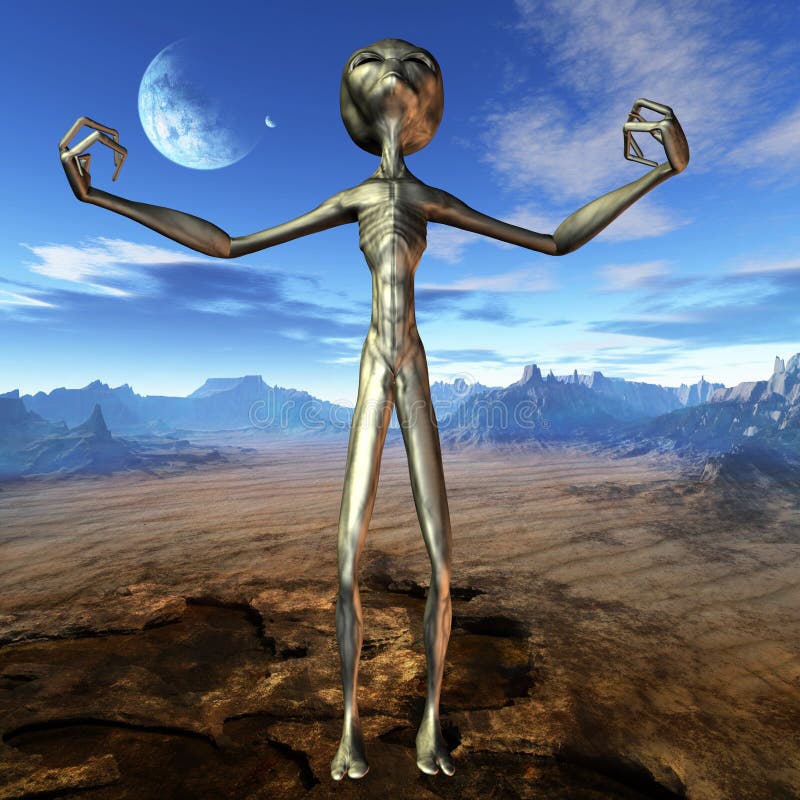 Alien Planet stock illustration. Illustration of constellation - 8951784