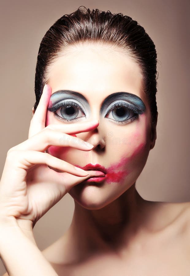 Alien Beauty - Beauty in Manga Style Stock Photo - Image of eyes, alien ...