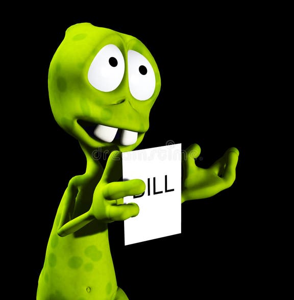 Alien Bill 37 stock illustration. Illustration of creature - 1896253