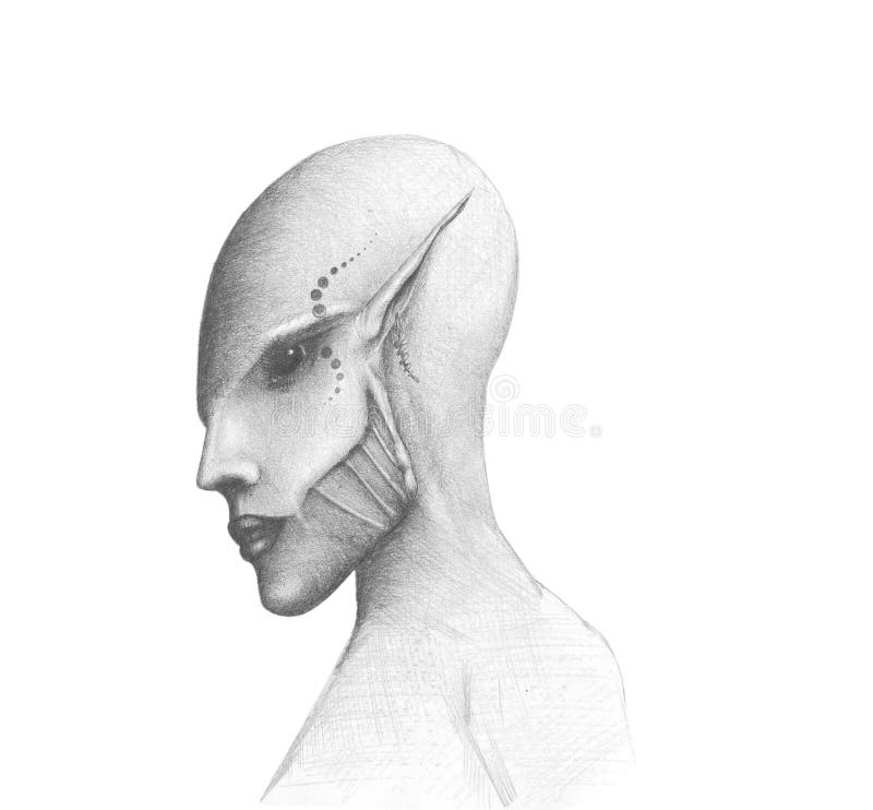 Alien stock photo. Image of head, monster, universe, fantasy - 32307458