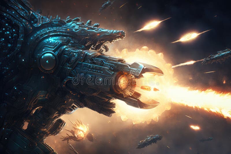 Alien Blaster Wielding a Massive Weapon, Destroying Everything in Its ...