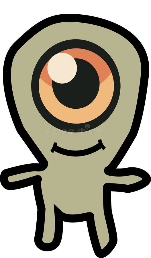 Alien boy stock illustration. Illustration of flight, greeting - 9600705