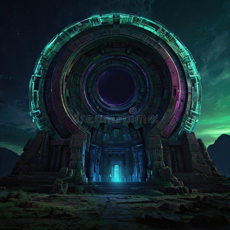 Alien Building - Space Age Architectural Conceptual Construction Stock ...