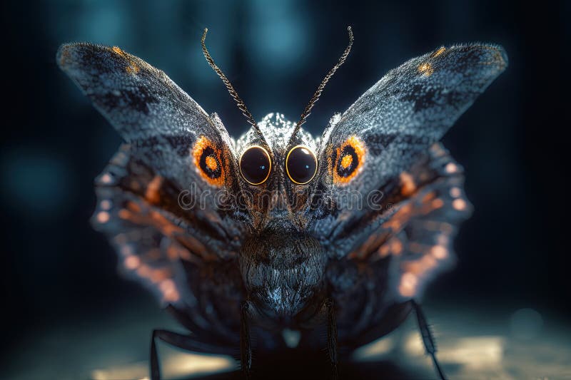 Alien Butterfly from Outer Space Looking at the Camera. Cute Alien ...