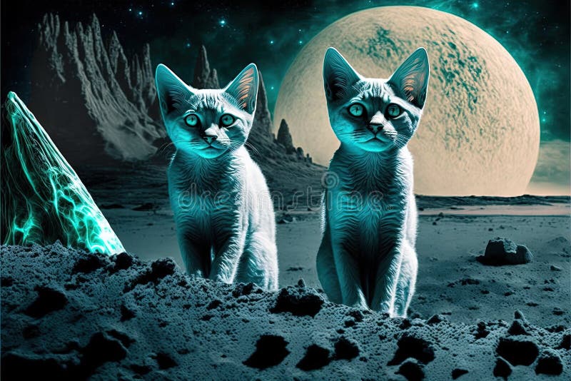 Alien Cats Landing in San Francisco California and Invading Planet ...