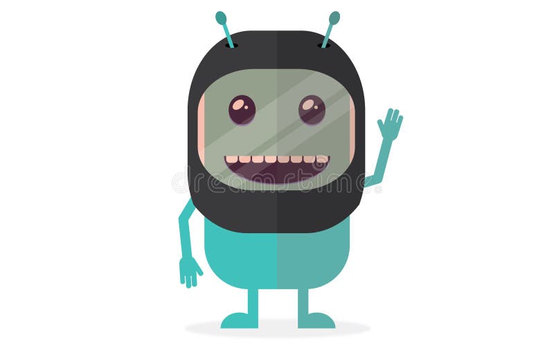Alien Character Illustration Stock Illustration - Illustration of sweet ...
