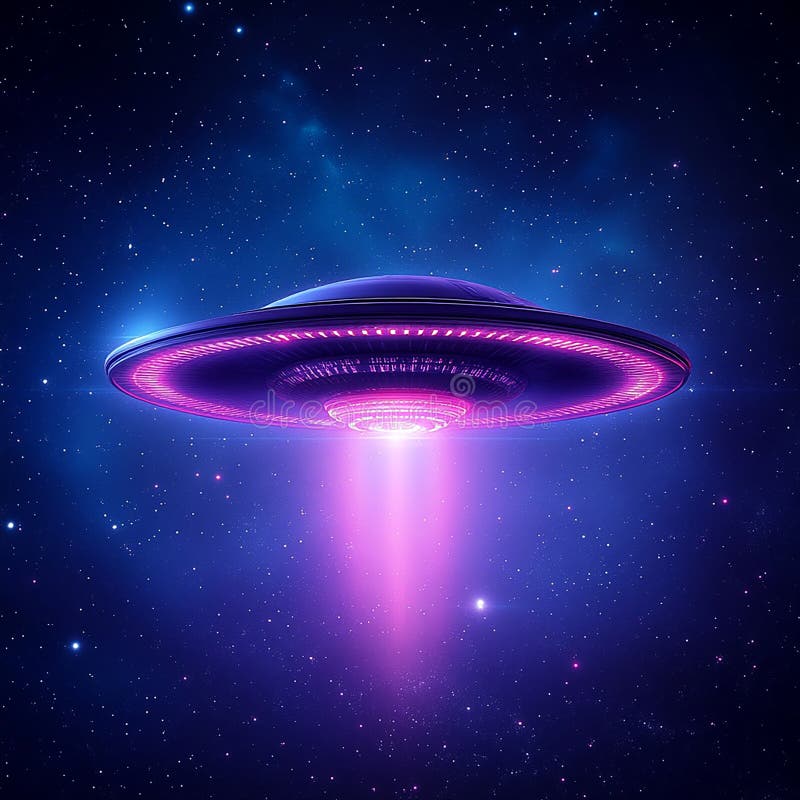 Alien City Built Entirely on Floating Platforms Stock Illustration ...