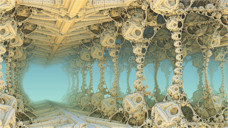 Alien Construction and Structures, Abstract Fantastic Shapes of Ancient ...