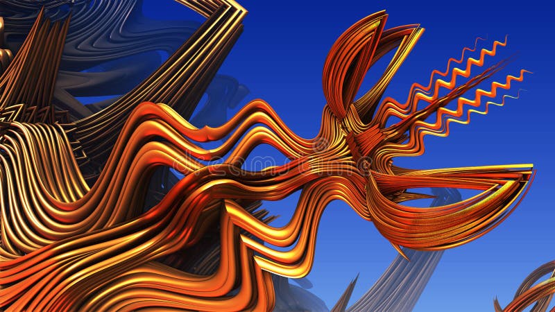 Alien Construction and Structures, Abstract Fantastic Shapes of Ancient ...