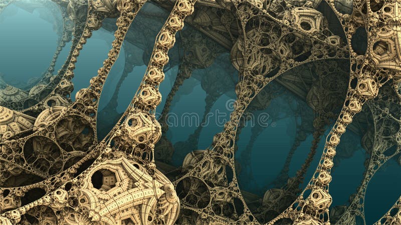 Alien Construction and Structures, Abstract Fantastic Shapes of Ancient ...