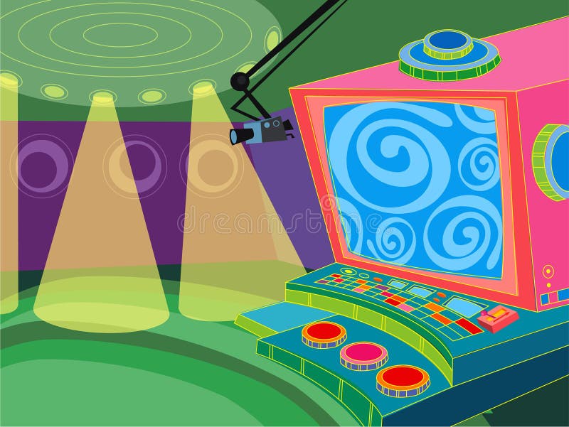 Alien control room stock vector. Illustration of computer - 2912378