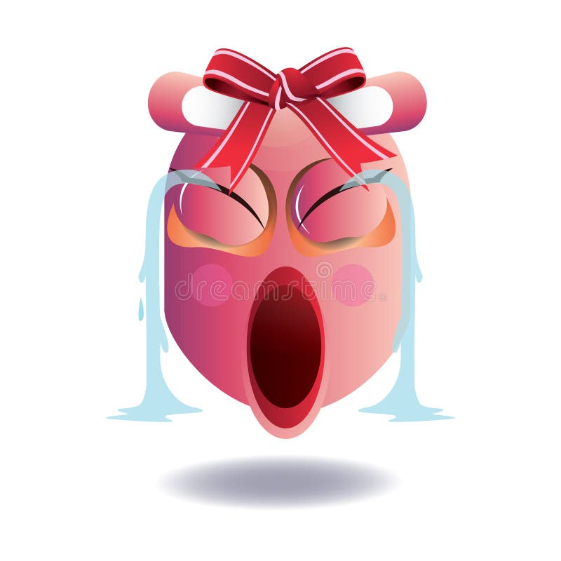 Alien Crying. Vector Illustration Decorative Design Stock Vector ...