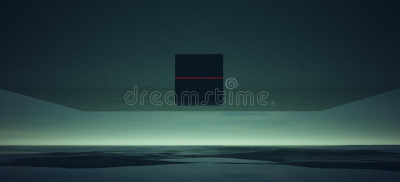 Alien Cube Probe Droid AI Robot Black Red Sci Fi Horror Extra ...