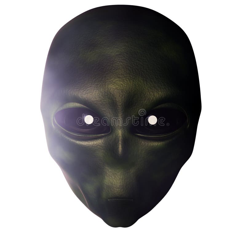 Alien 3d render stock illustration. Illustration of gray - 84881773