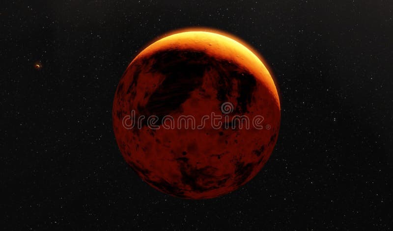 Alien Desert Exo Planet stock illustration. Illustration of exploration ...