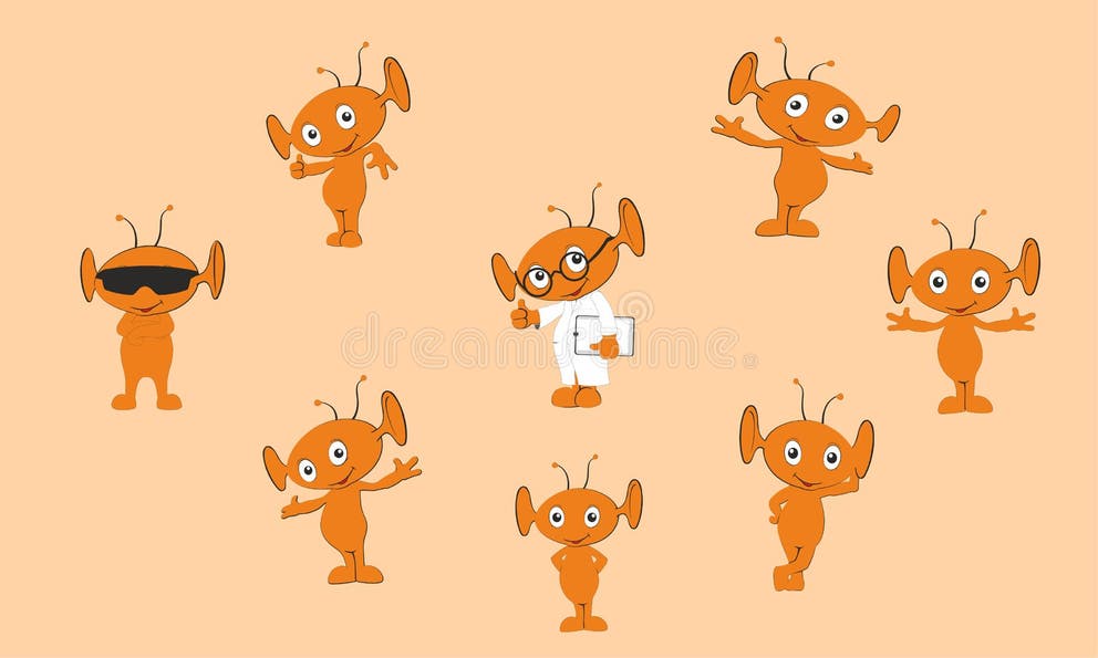 Alien stock illustration. Illustration of monster, mascot - 62502518
