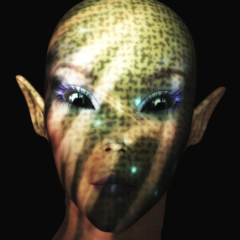 Alien Diversity: Group Portrait Stock Illustration - Illustration of ...