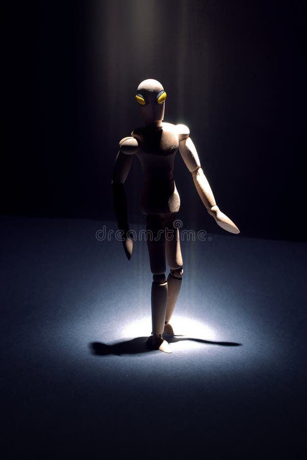 Alien dummy. stock photo. Image of concept, posture, humanoid - 61245510