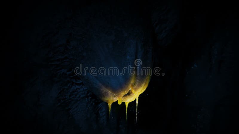 Alien Egg on Ceiling Drips Glowing Slime Stock Video - Video of eggs ...