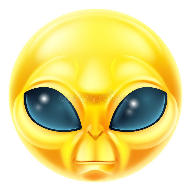 Alien Emoji Emoticon stock vector. Illustration of halloween - 62291865