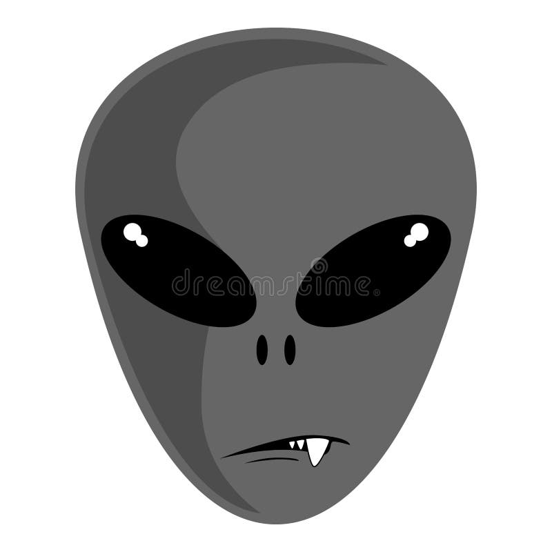 Alien emoticon angry stock vector. Illustration of emoticon - 258240828