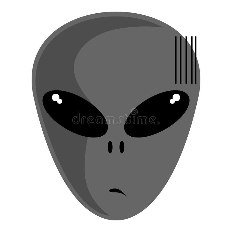Alien Emoticon Disappointed Stock Vector - Illustration of design ...