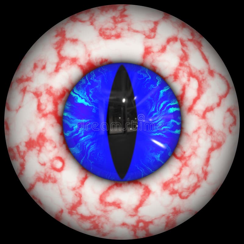 Alien eye stock illustration. Illustration of eyeball - 7512515