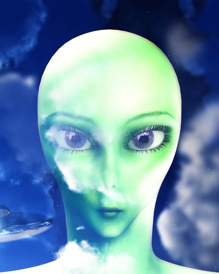 Alien Head Picture. Image: 3709690