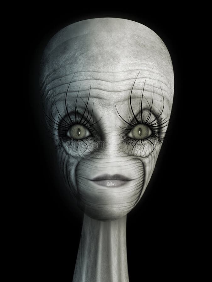 Alien Face stock illustration. Illustration of astronaut - 26092020