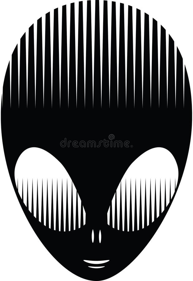 Alien Face stock illustration. Illustration of creature - 41195682
