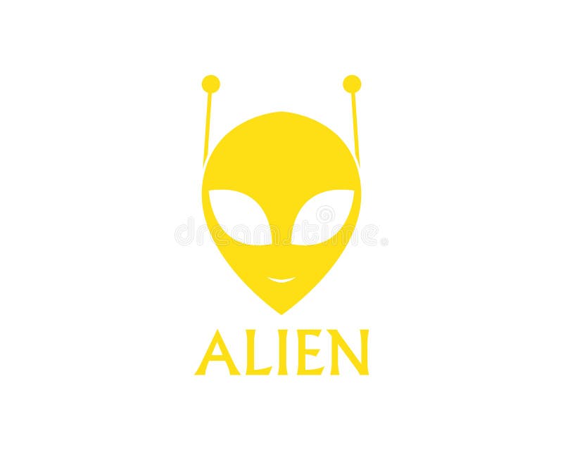 Alien Face Icon Vector Logo and Symbols Template App Stock Vector ...