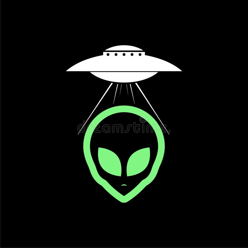 Alien Face Ufo Icon Logo Stock Illustrations – 948 Alien Face Ufo Icon ...