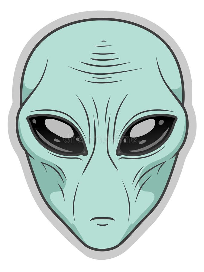 Alien Face Icon Vector Logo and Symbols Template App Stock Vector ...