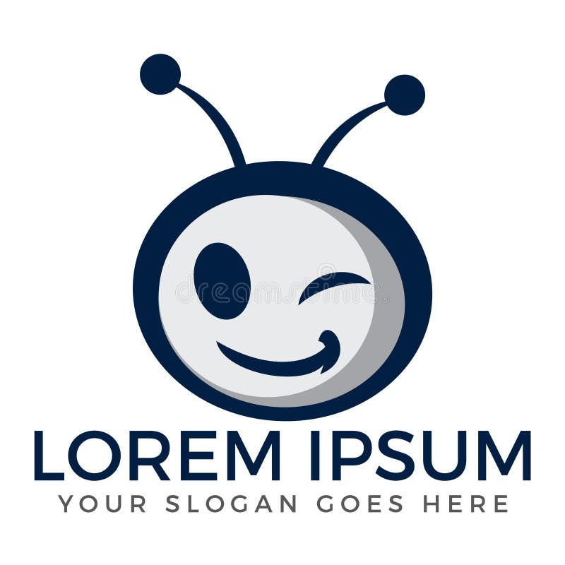 Alien Lab Logo Template Design Vector. Stock Vector - Illustration of ...